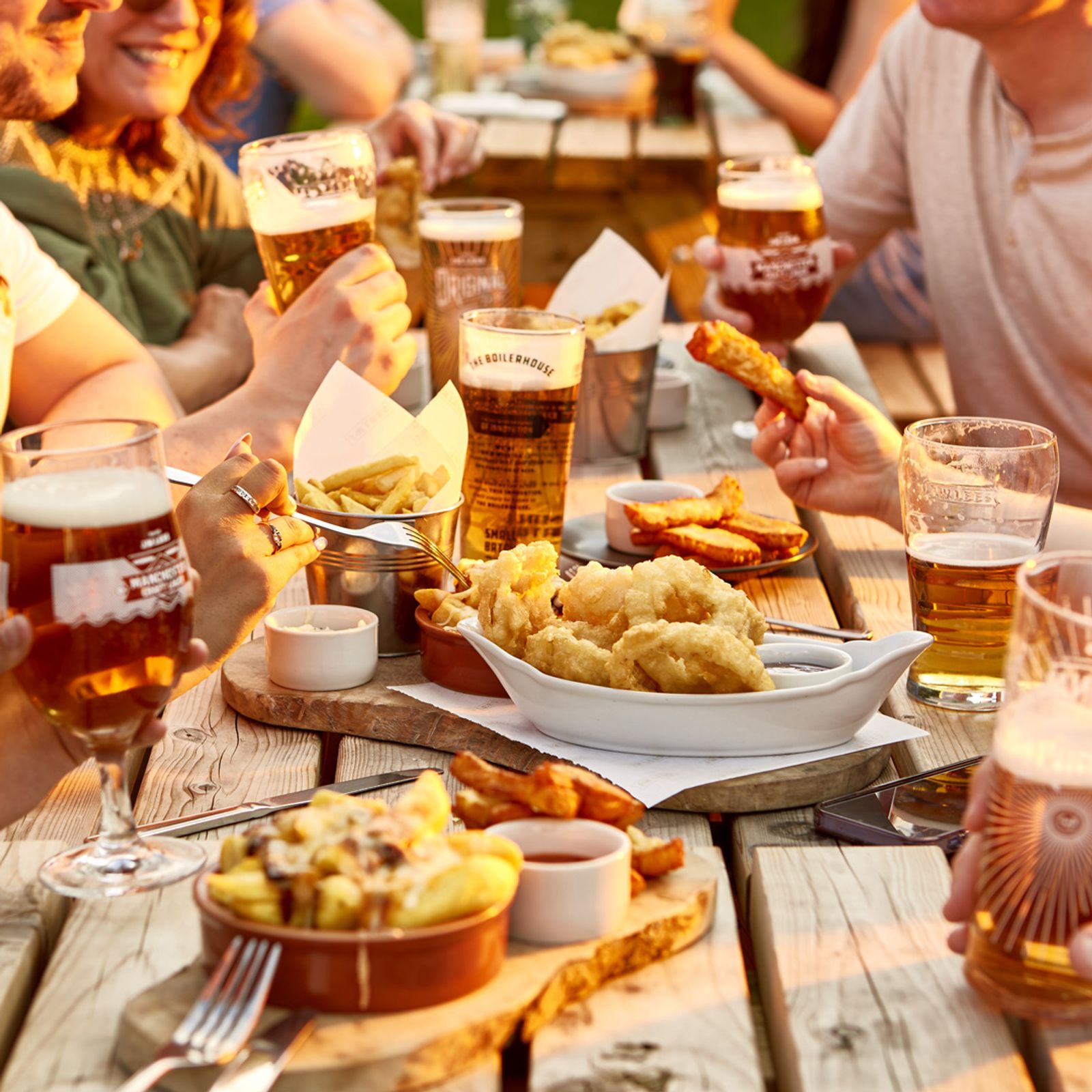 The Bellflower Pub & Kitchen Garstang Preston. Large beer garden