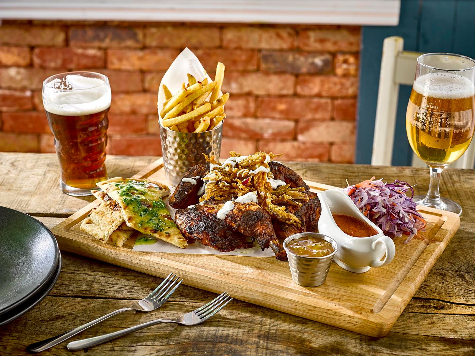 The Bellflower Pub & Kitchen Garstang Preston. Large beer garden
